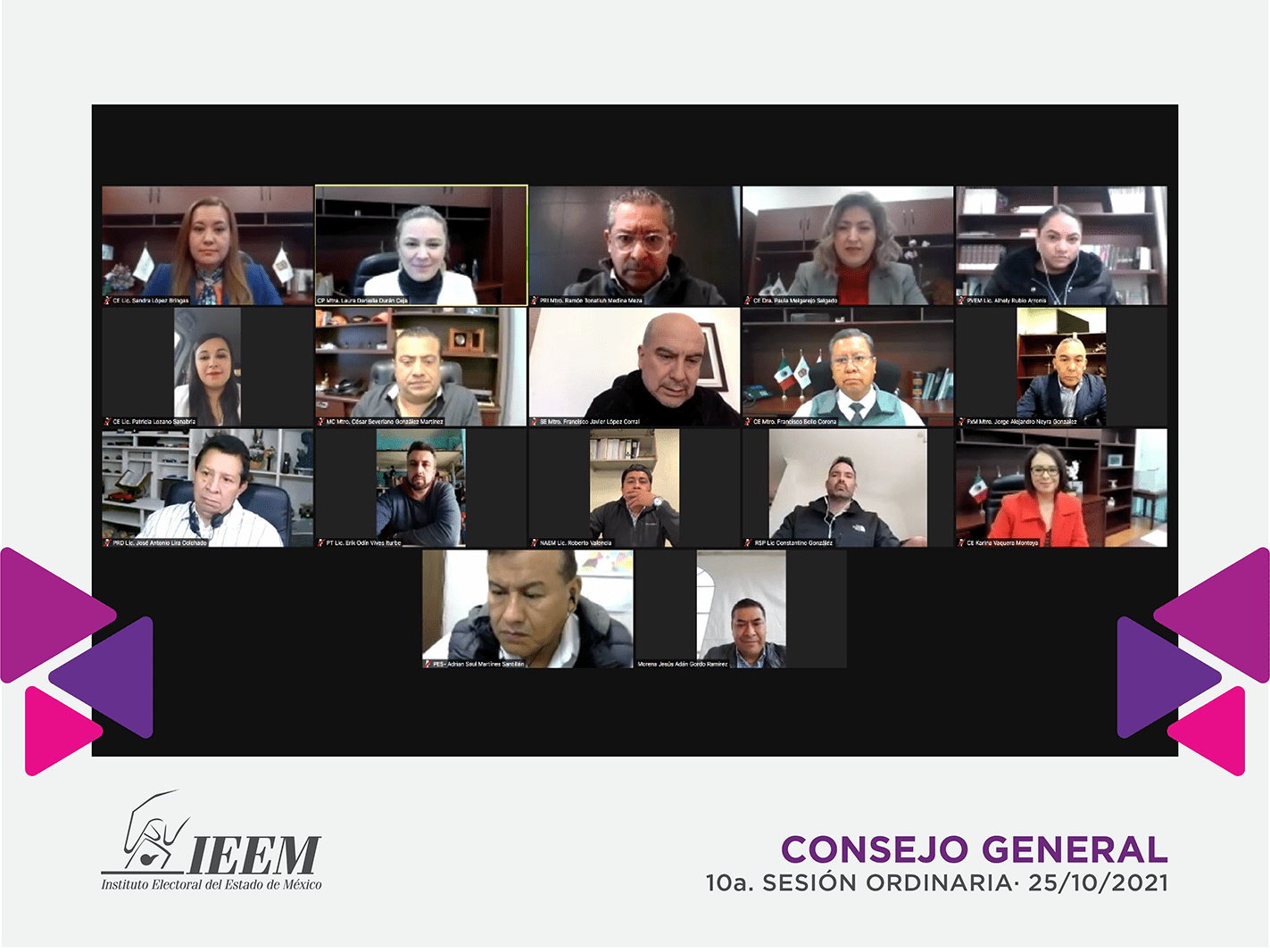 Aprueba Consejo General del IEEM el Programa Anual de Auditoría Interna ...