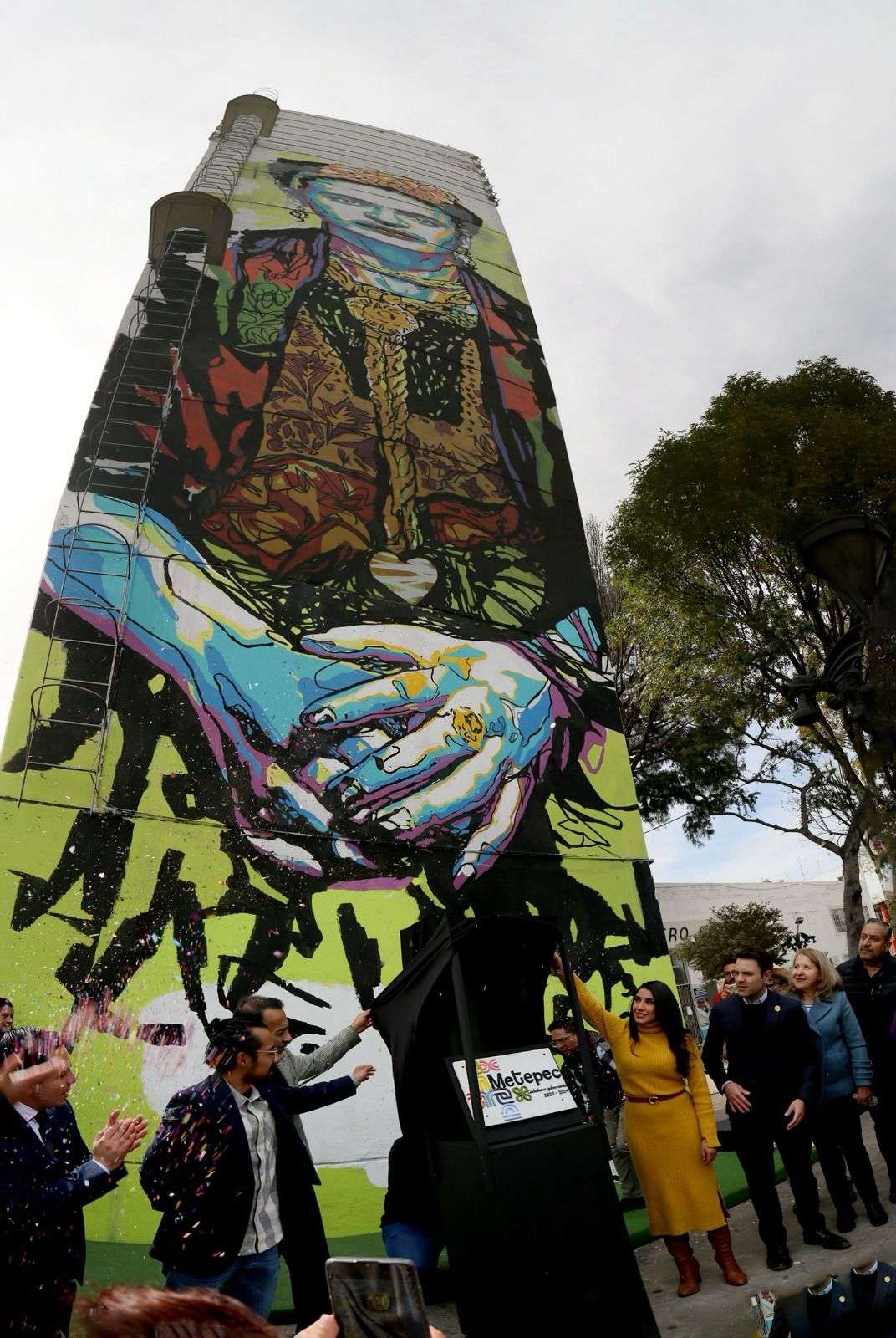 Mega mural en Metepec, deslumbra a familias - Aula Mexiquense
